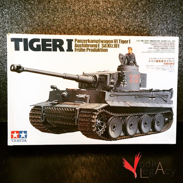 Jual Tamiya 1/35 Military German Tank Tiger I Early Production Model ...