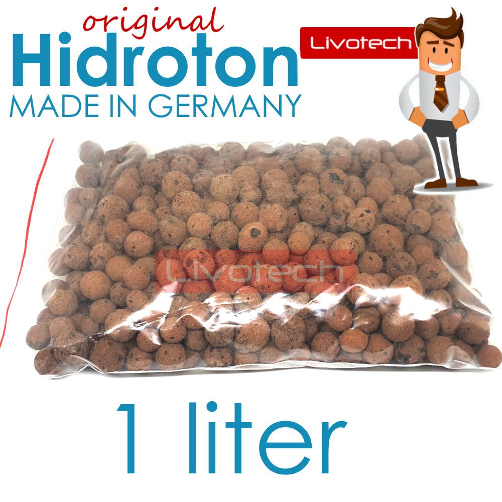Jual Hidroton Jerman Media Tanam Hidroponik 1L Germany Hydroton Clay ...
