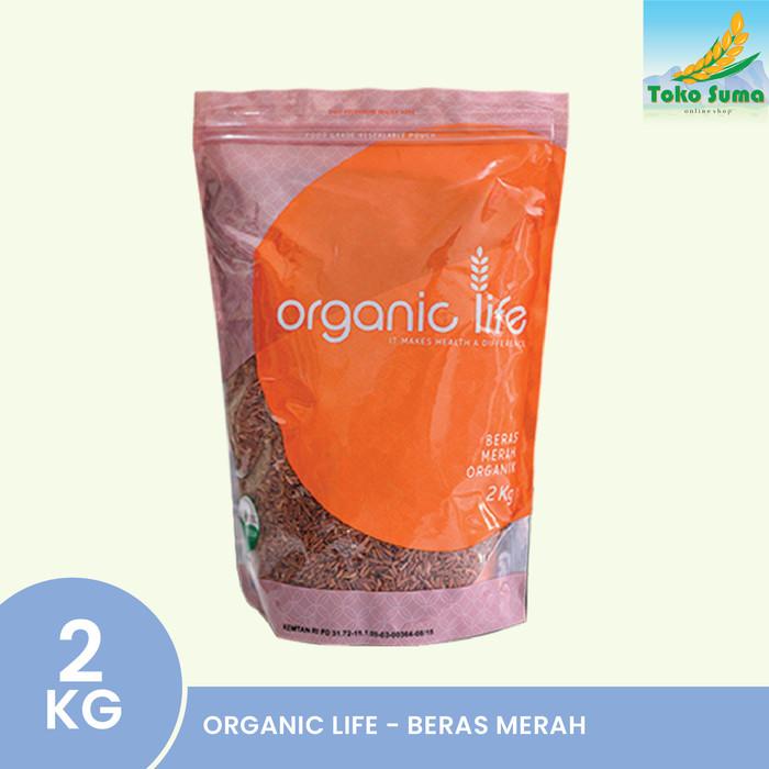 Jual Beras Merah Organic Life 2Kg | Shopee Indonesia