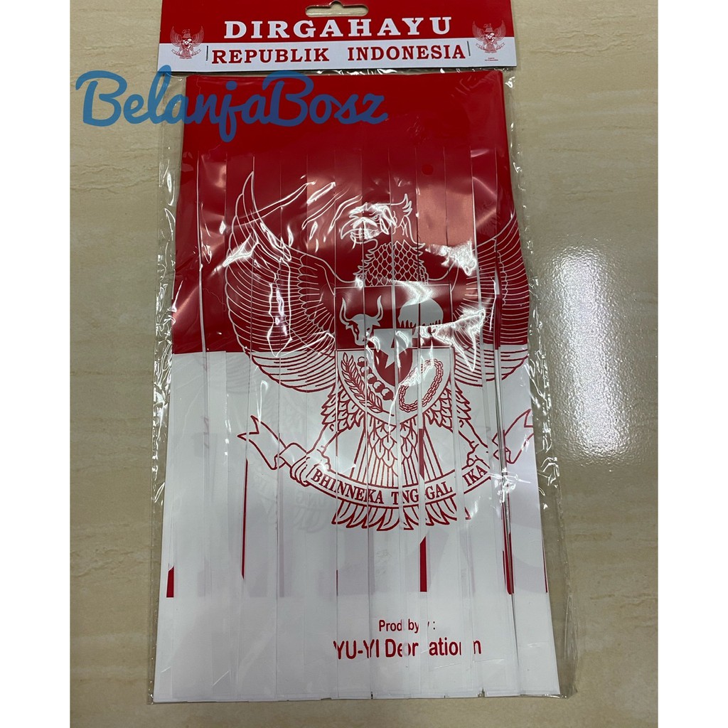 Jual BANNER Rumbai 17 Agustus Dirgahayu Republik Indonesia panjang 1,8M ...