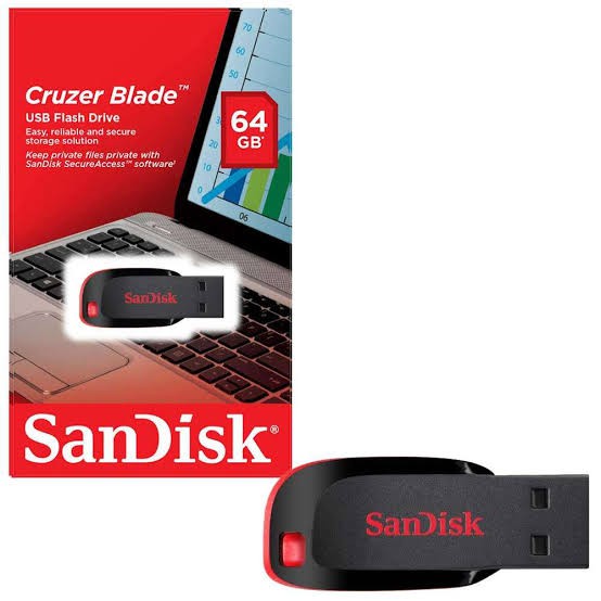 Jual Sandisk Flash Disk 64 GB CZ 50 Original | Shopee Indonesia
