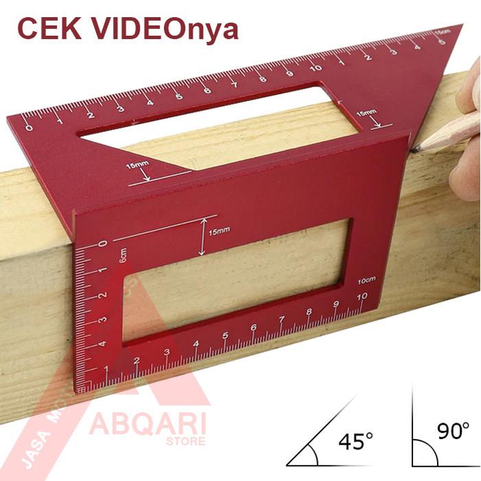 Jual Miter Ruler / Penggaris Kombinasi Shinwa / Siku Tukang / Speed Square | Shopee Indonesia