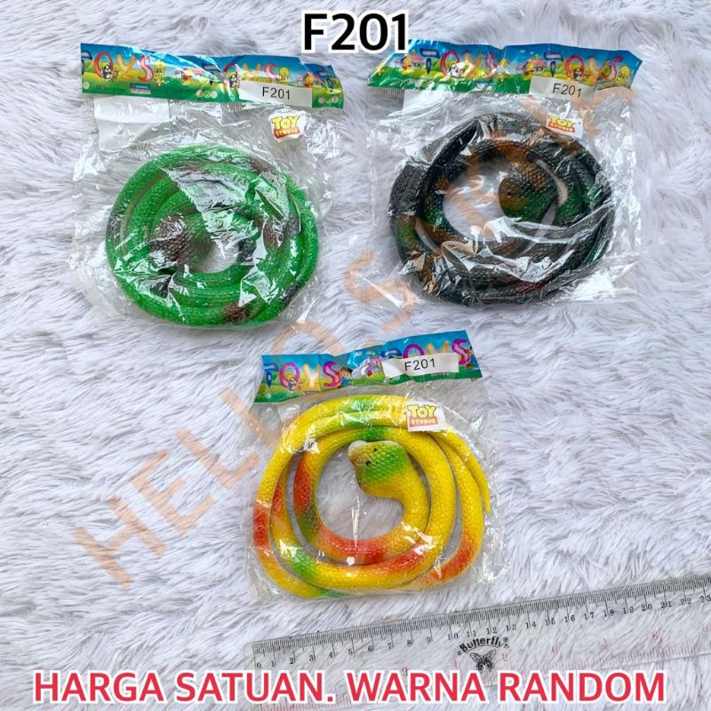 Jual MAINAN F201 ULAR ULARAN KARET PANJANG KURANG LEBIH 90 CM SNAKE ...