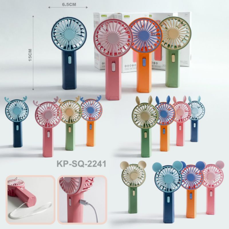Jual kipas angin genggam portable KP-SQ-2241 | Shopee Indonesia