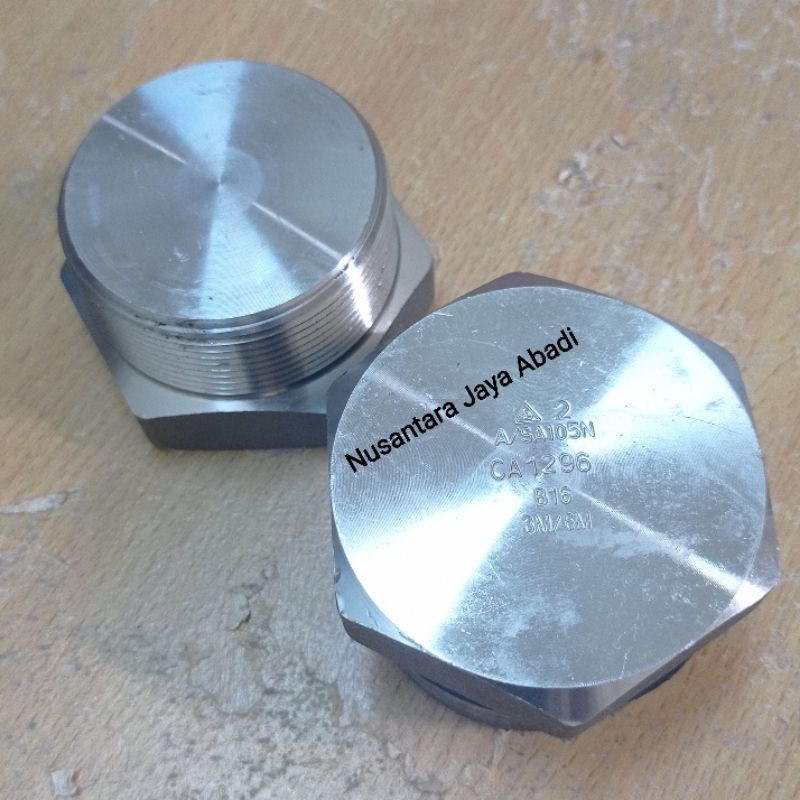 Jual Plug Dop Besi A105 NPT Drat Luar 3000 Psi 2 " inchi DN 50 | Shopee ...