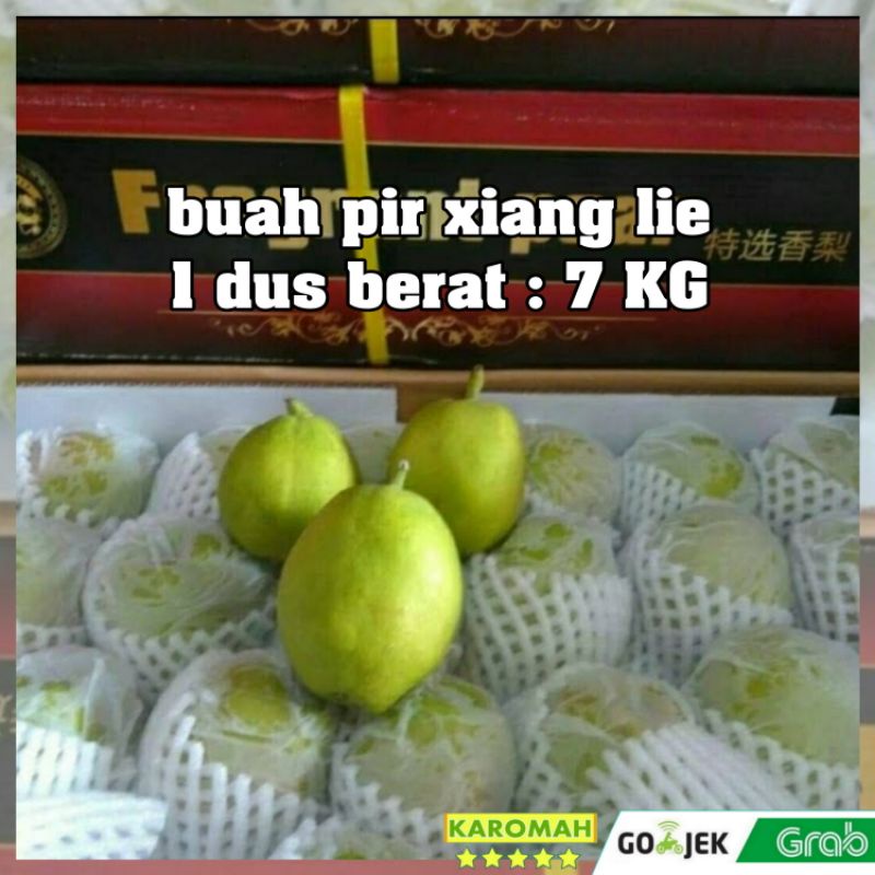Jual buah pir Xianglie 1 dus 7KG SEGEL !! | Shopee Indonesia
