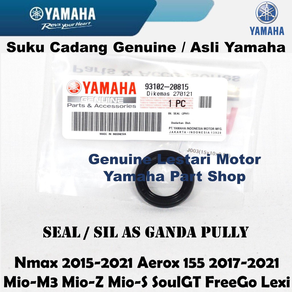 Jual Seal Sil As Ganda Puli Pully Nmax Aerox FreeGo Lexi Mio M3 Asli ...