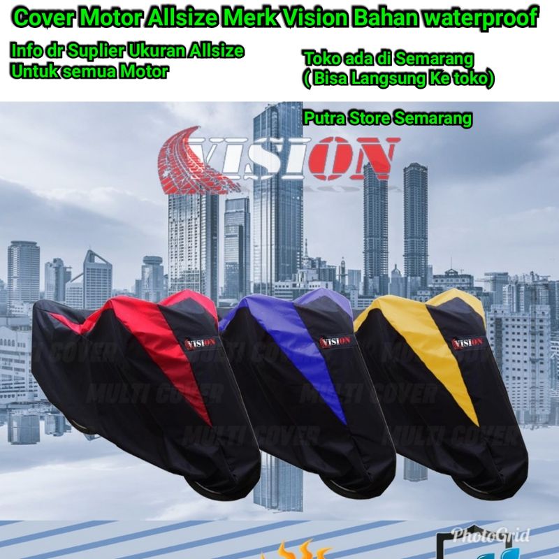 Jual Sarung Motor Jumbo Cover Motor Vision Allsize Selimut Motor ...