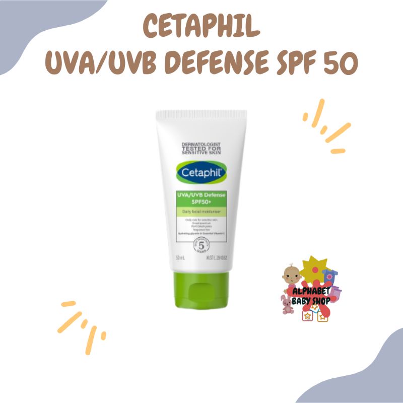 Jual CETAPHIL UVA/UVB DEFENSE SPF 50/50 ML | Shopee Indonesia