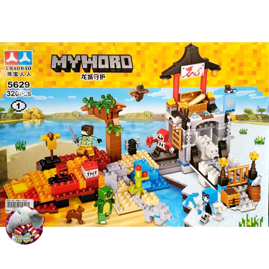 Jual Mainan Blocks Minecraft Bricks | Shopee Indonesia