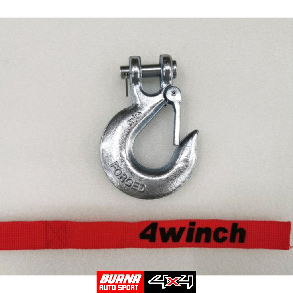 Jual Cantolan Sling Wire Rope Plasma Rope 3/8 Winch Hook Clevis Hook ...