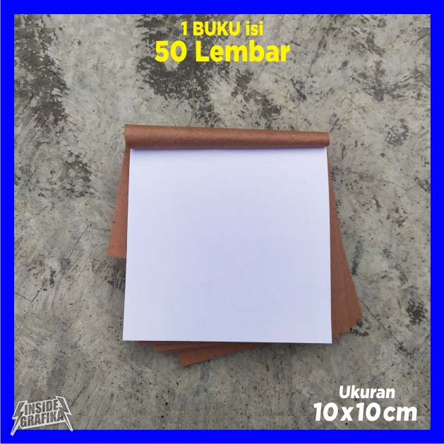 Jual Nota Polos Memo Kosong Kertas Hvs | Shopee Indonesia