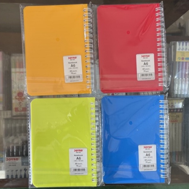 Jual Ruled Notebook NB 665A6 / Diary Agenda Buku Catatan Bergaris Joyko ukuran A6 NB-665 60 ...