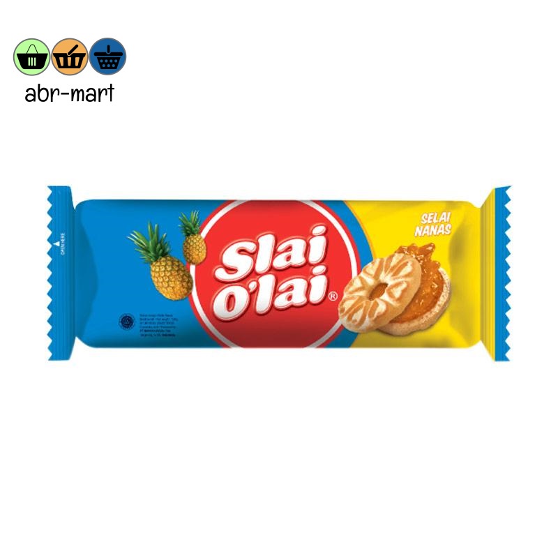Jual ROMA SLAI OLAI NANAS PINEAPPLE ROLL 128gr | Shopee Indonesia