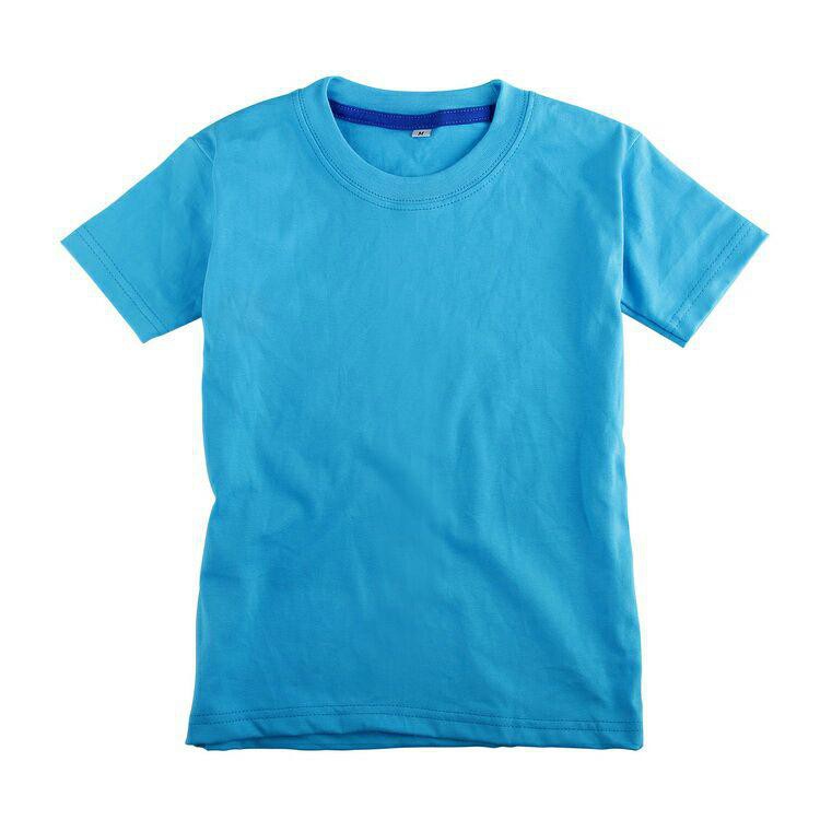 Jual JUAL KAOS POLOS ANAK LENGAN PENDEK BIRU TURKISH LAKI PEREMPUAN WARNA KATUN COMBED 24S ...