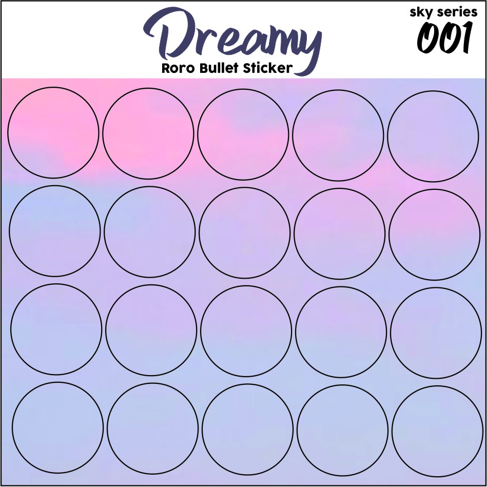 Jual RORO BULLET STICKER (SKY SERIES) | Shopee Indonesia