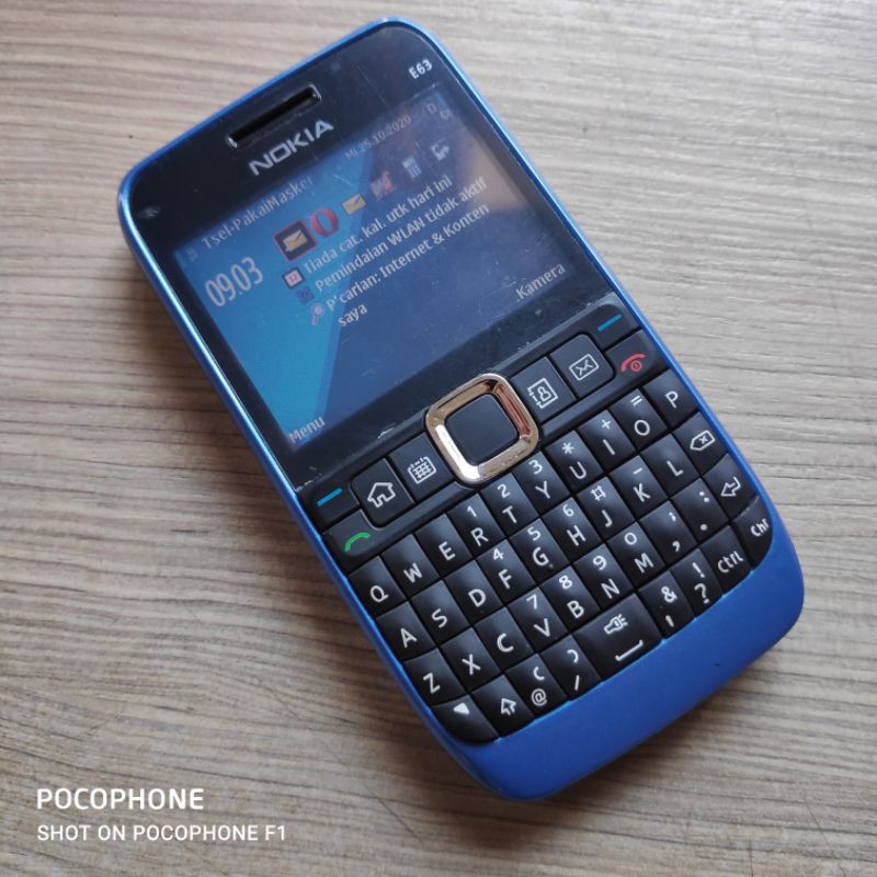 Jual Nokia E63 Blue Original Jadul | Shopee Indonesia