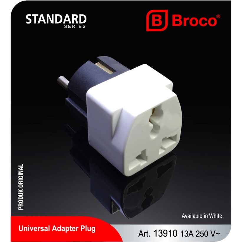 Jual Steker BROCO UNIVERSAL / Colokan BROCO / Steker Serbaguna BROCO ...