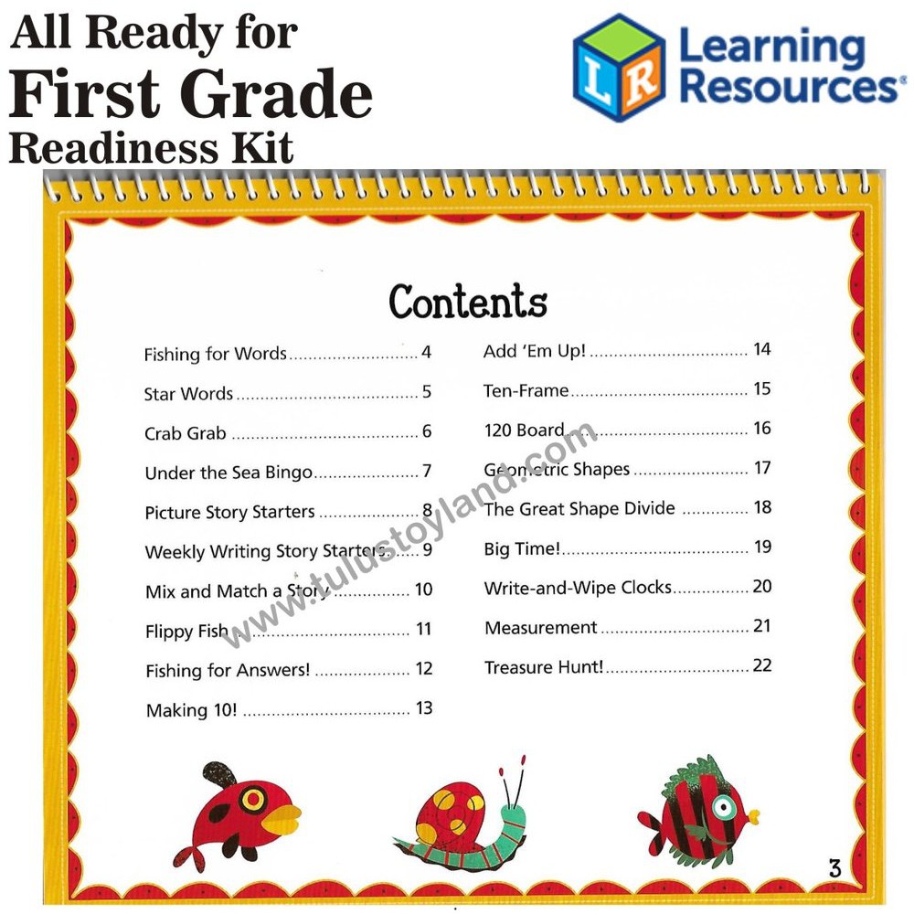 Jual mainan anak Learning Resources First Grade Readiness Kit Buku ...