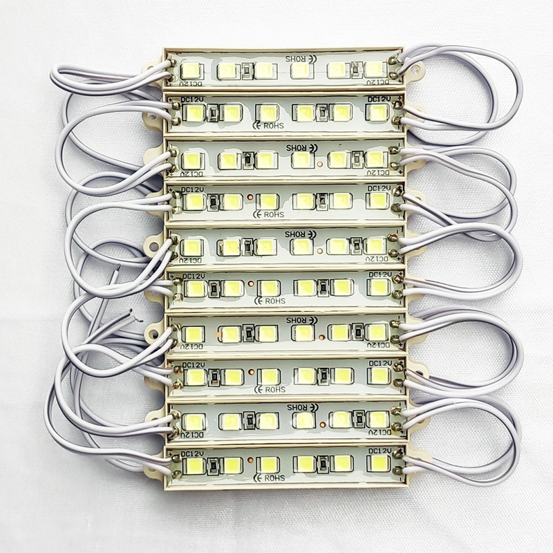 Jual LED EPOXY 12V DC 6 MATA 5054 LAMPU LED 12V DC EPOXY SMD5050/5054 ...