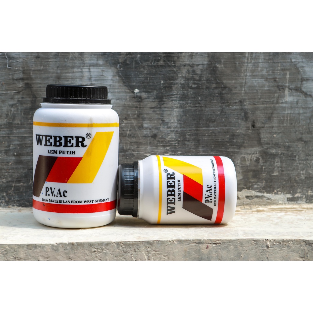 Jual LEM PUTIH BOTOL 500GR / LEM PUTIH WEBER BOTOL/LEM PUTIH, Lem putih ...