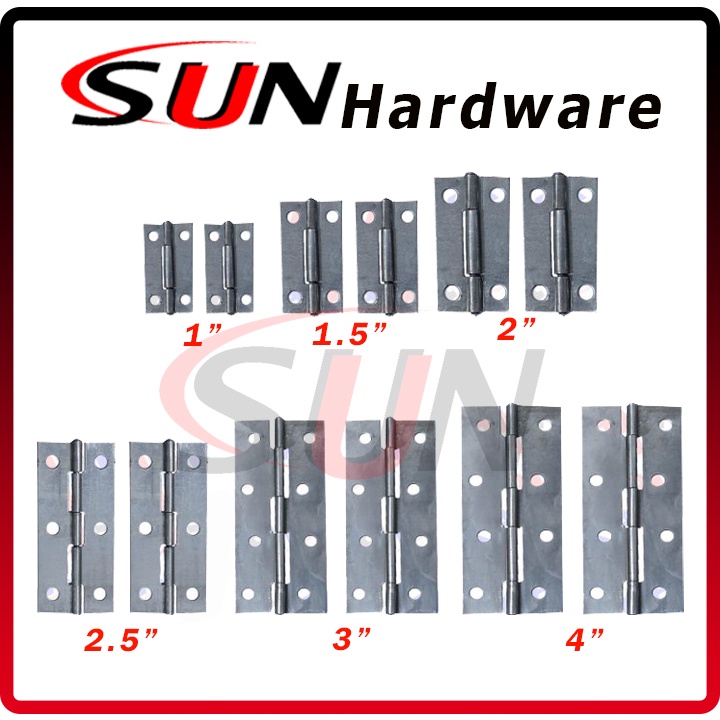 Jual Engsel Plat 1 1.5 2 2.5 3 4 Inch Pintu Laci Triplek Kandang ...