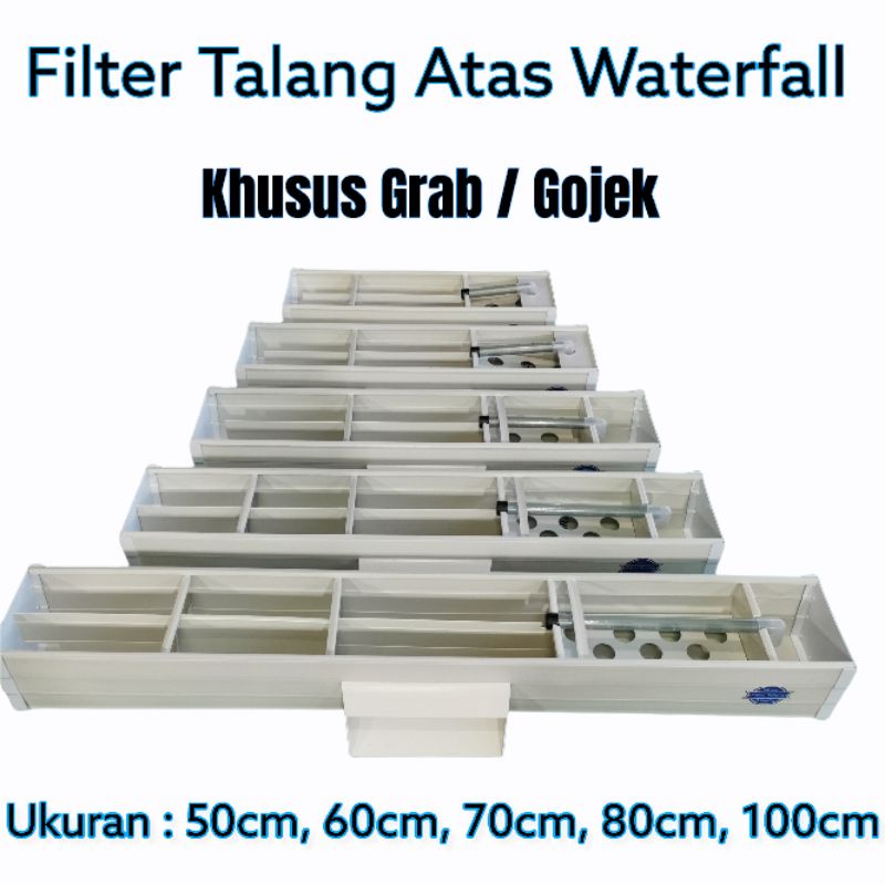 Jual Filter Talang Waterfall / Talang Filter 40-100 cm / Top Filter ...