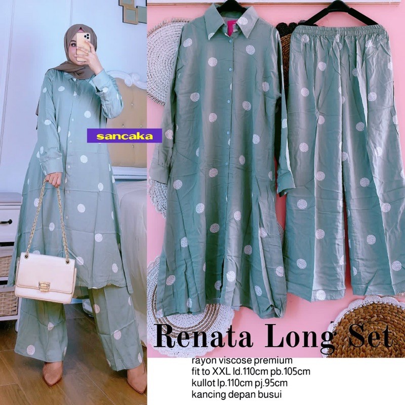 Jual Renata Long Set by Sancaka | Shopee Indonesia