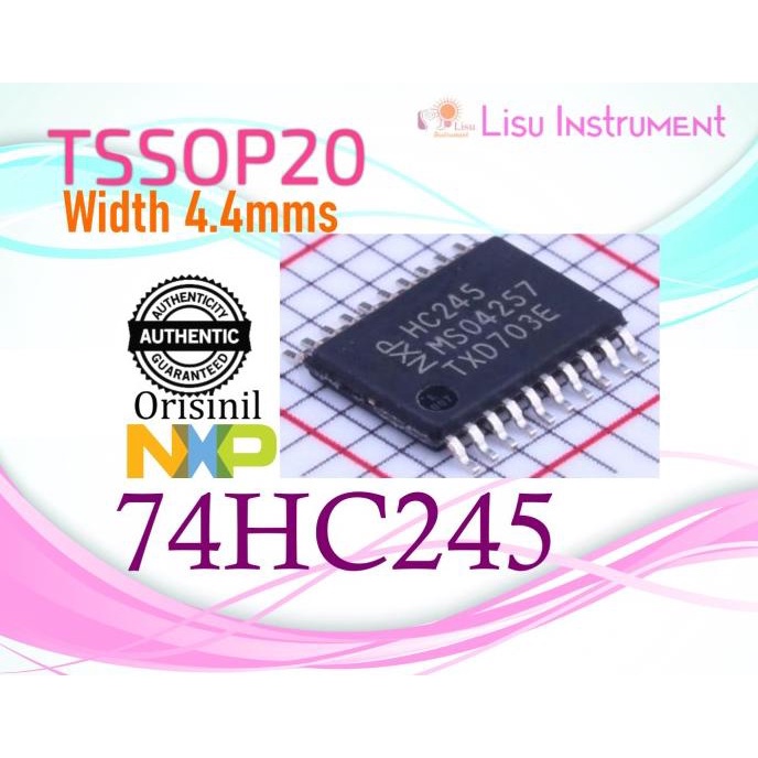 Jual 74HC245 74HC245PW 74HC245D HC245 Octal Bus Transceiver 3-state ...