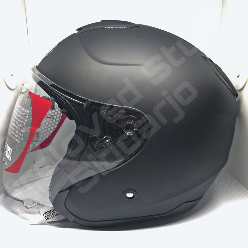 Jual Helm Half Face KYT Kyoto Hitam Doff Original | Shopee Indonesia