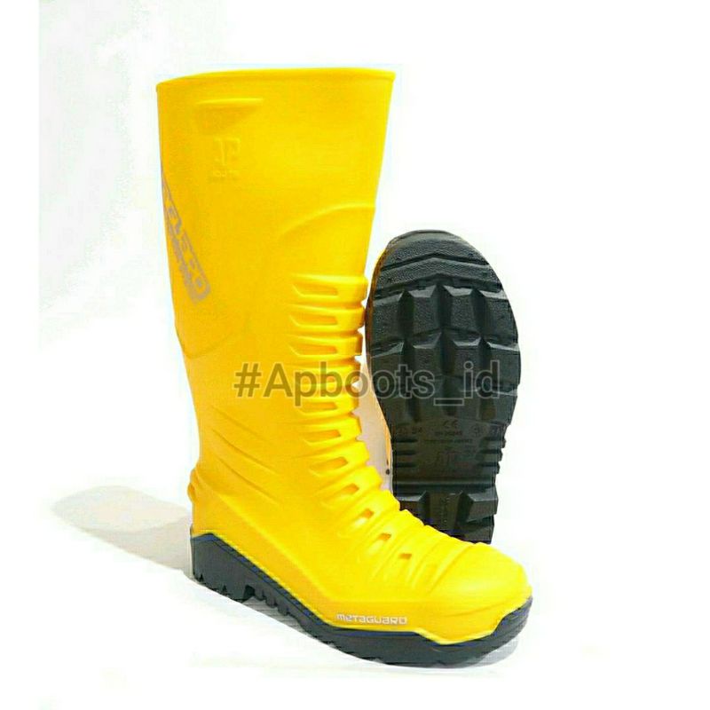 Jual AP BOOTS SAFETY METAGUARD KUNING 100% ORI - Sepatu boot safety ...