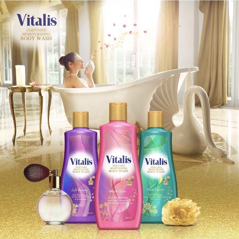 Jual Vitalis Body Wash 100 ml botol | Shopee Indonesia