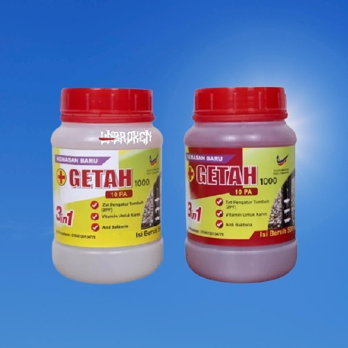 Jual Getah 1000 (3 in 1) kemasan 500ml ZPT & Vitamin Karet + Getah 1000 ...