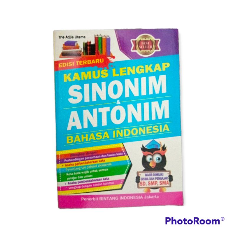 Jual Kamus Lengkap Sinonim Dan Antonim Bahasa Indonesia Untuk SD SMP SMU | Shopee Indonesia