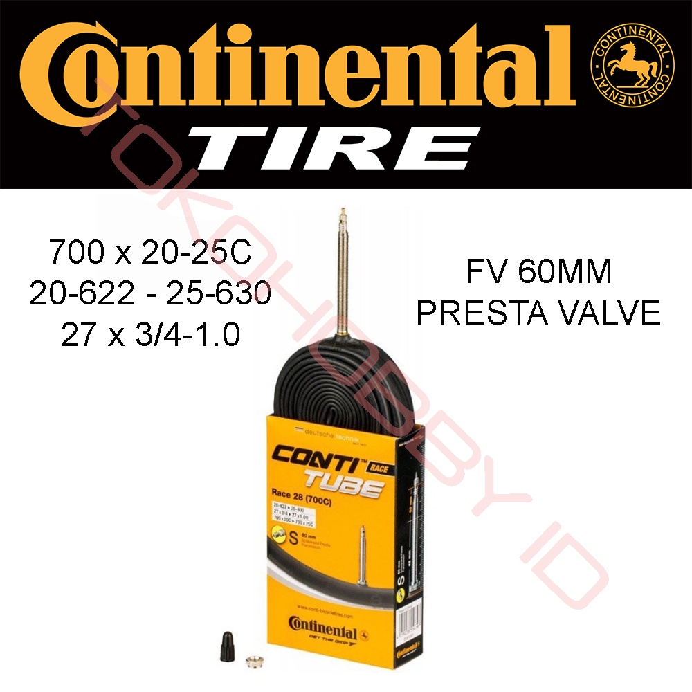 Jual Ban Dalam Continental 700c 20c 23c 25c 622 630 Conti Tube Race 28 ...