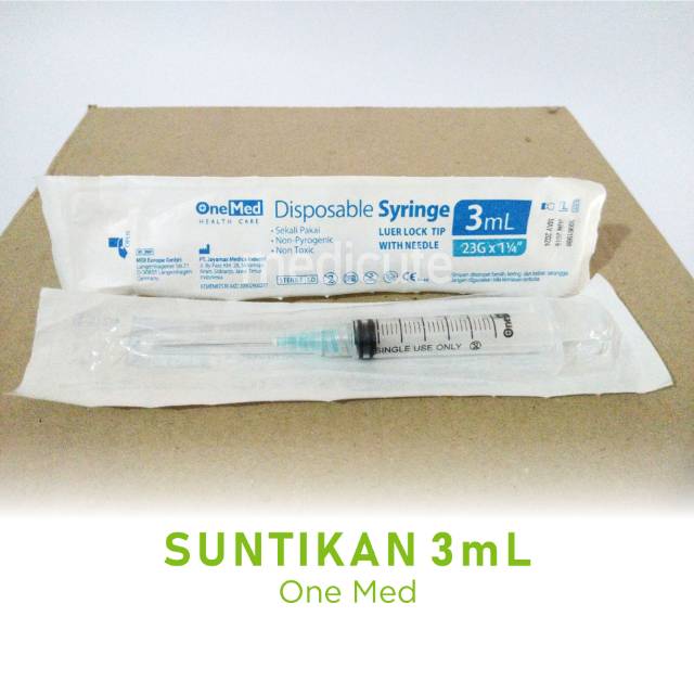 Jual Spuit 3cc / Syringe 3cc / Jarum Suntik 3ml | Shopee Indonesia