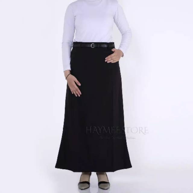 Jual Rok Line A Kantor wanita office skirt woman formal casual rok ...