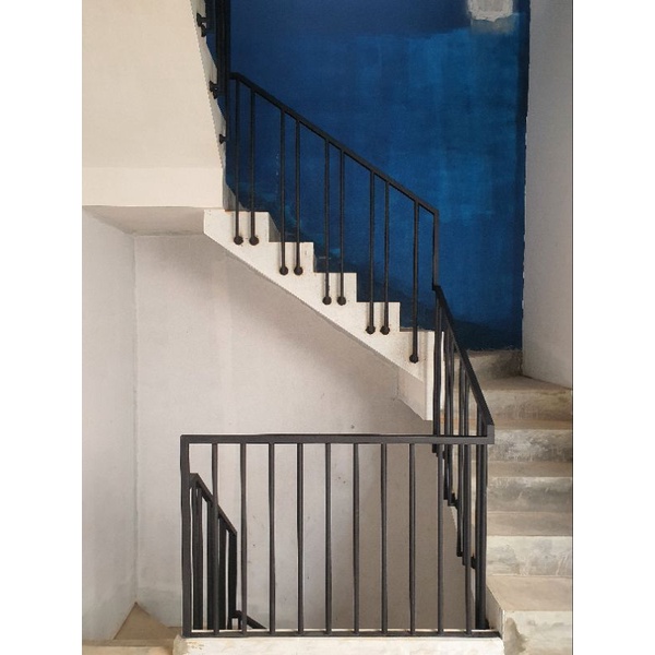 Jual Railing Tangga Minimalis Murah Hollow Besi Pipa Besi | Shopee ...