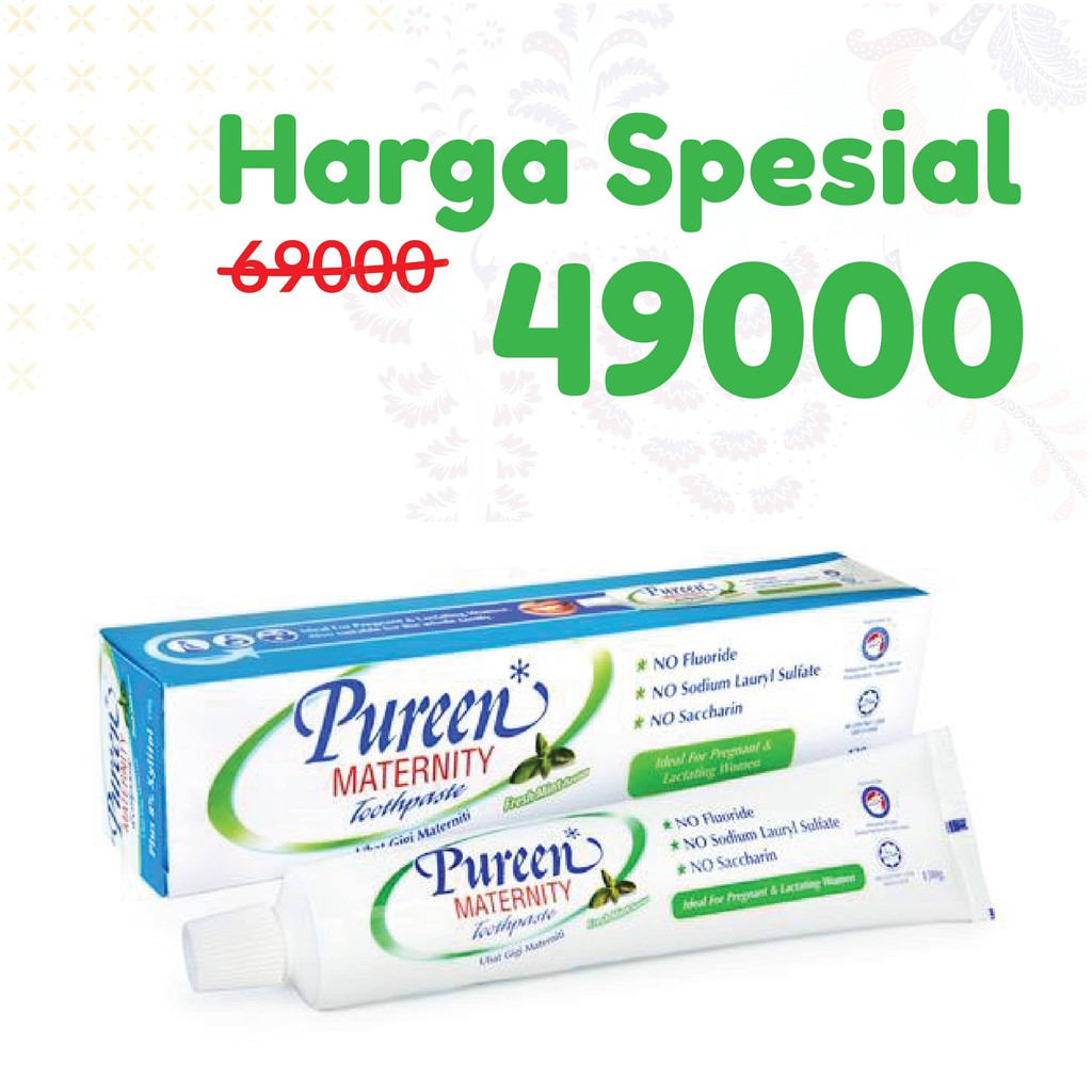 Jual Pureen Maternity Toothpaste | Shopee Indonesia