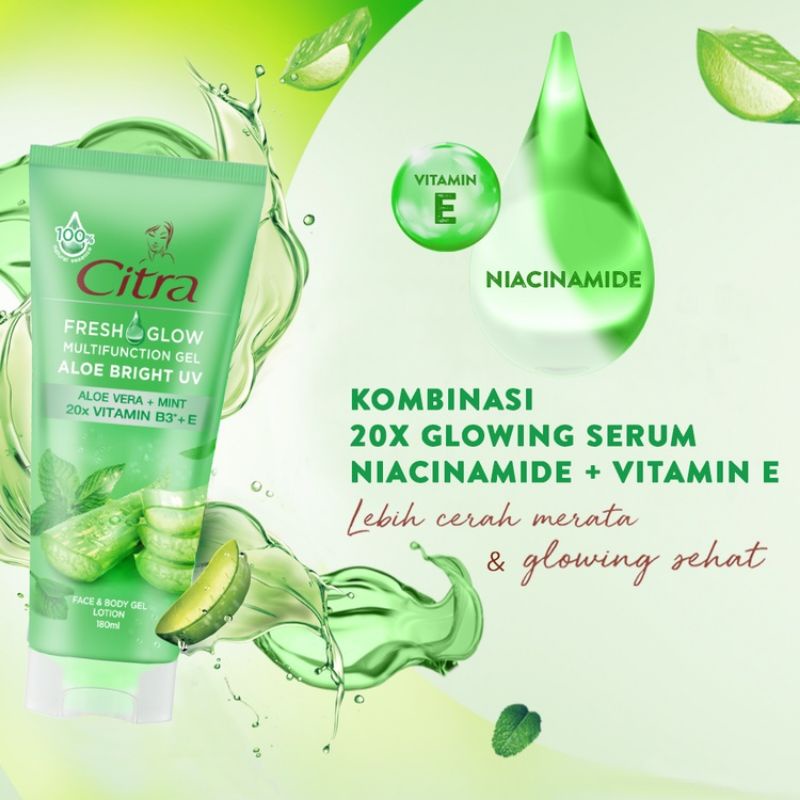 Jual Citra Fresh Glow Multifungsi 180ML Twin Pack | Shopee Indonesia