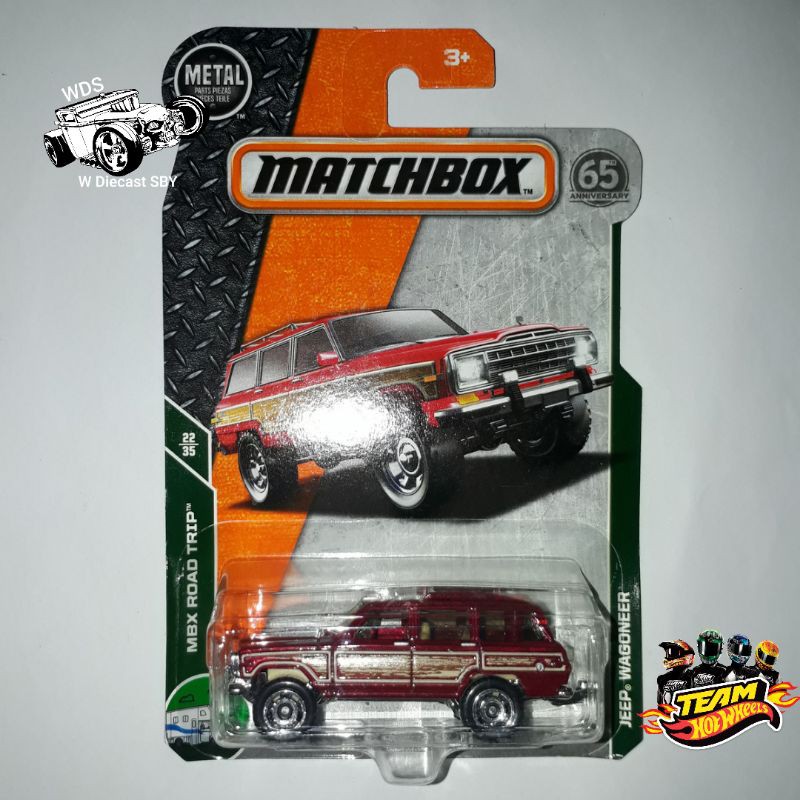 Jual Matchbox MBX Road Trip Jeep Grand Wagoneer Red Hobi Mainan Mobil ...