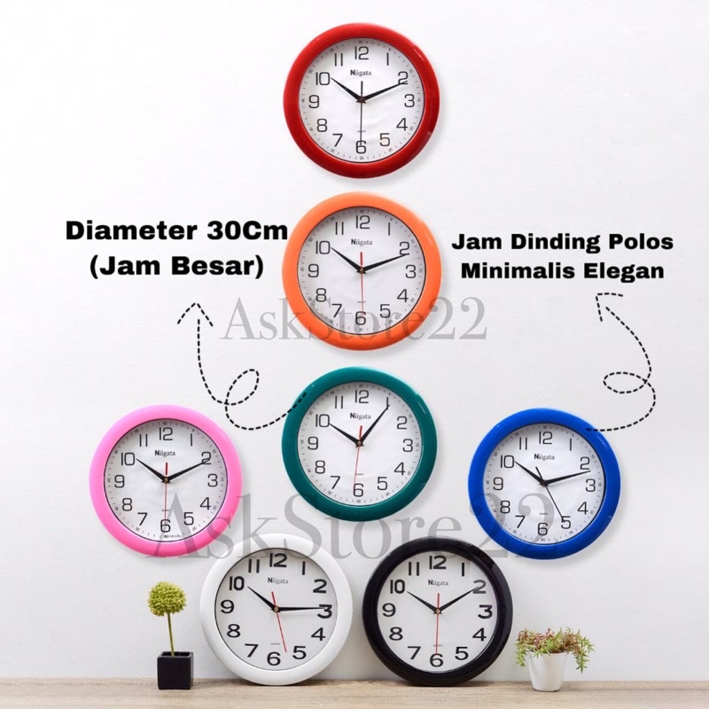 Jual Jam Dinding Besar Minimalis Aesthetic Unik Dekorasi Dinding Murah ...