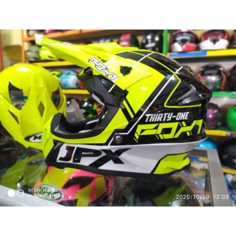 Jual HELM JPX CROSS FOX-1 X31 YELOW DAN OREN ORIGINAL | Shopee Indonesia