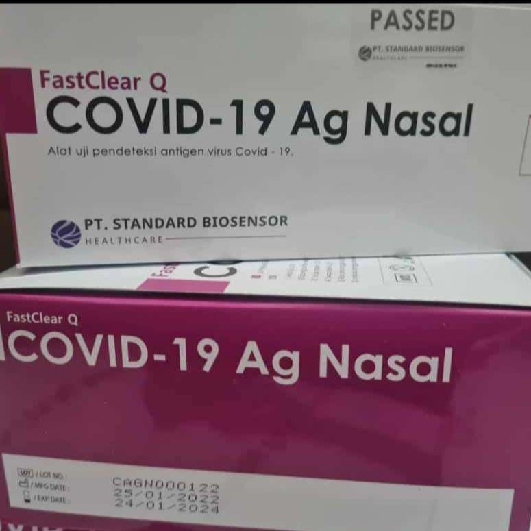 Jual Swab Antigen Biosensor Fastclear Q Nasal 1 Box 25 Pcs | Shopee ...
