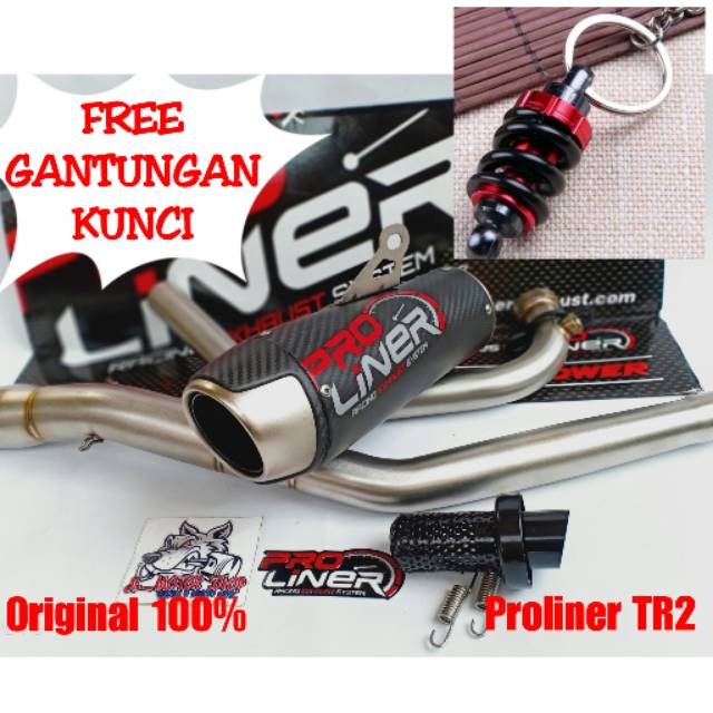 Jual Knalpot PRO Liner Proliner TR2 Carbon New CBR150R CBR150 CBR ...