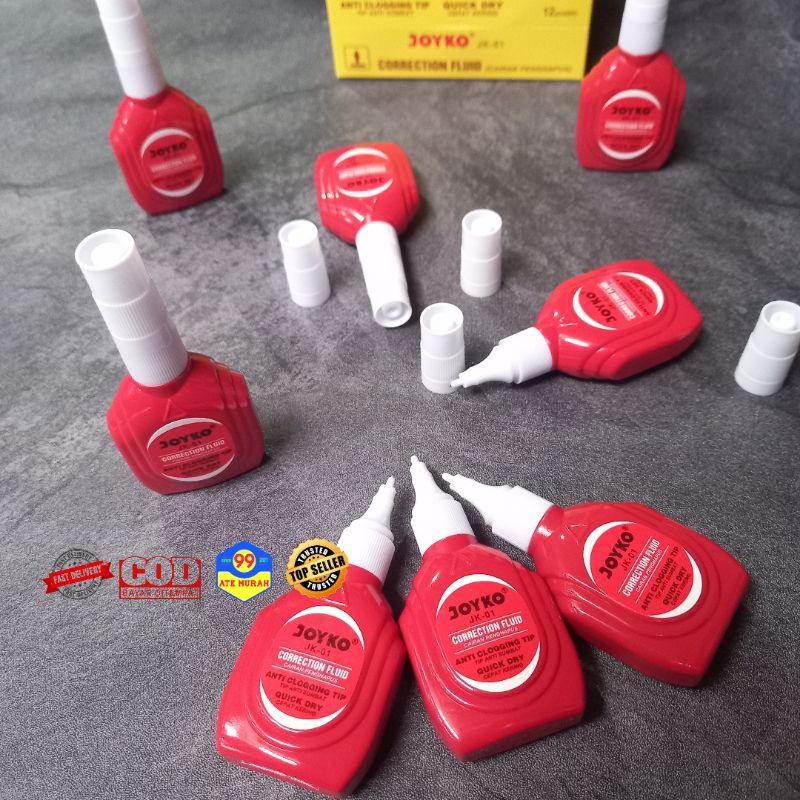 Jual 12 Pcs Tipe Ex CAIR Joyko JK-01/Tipe x Cair/Penghapus Pulpen ...