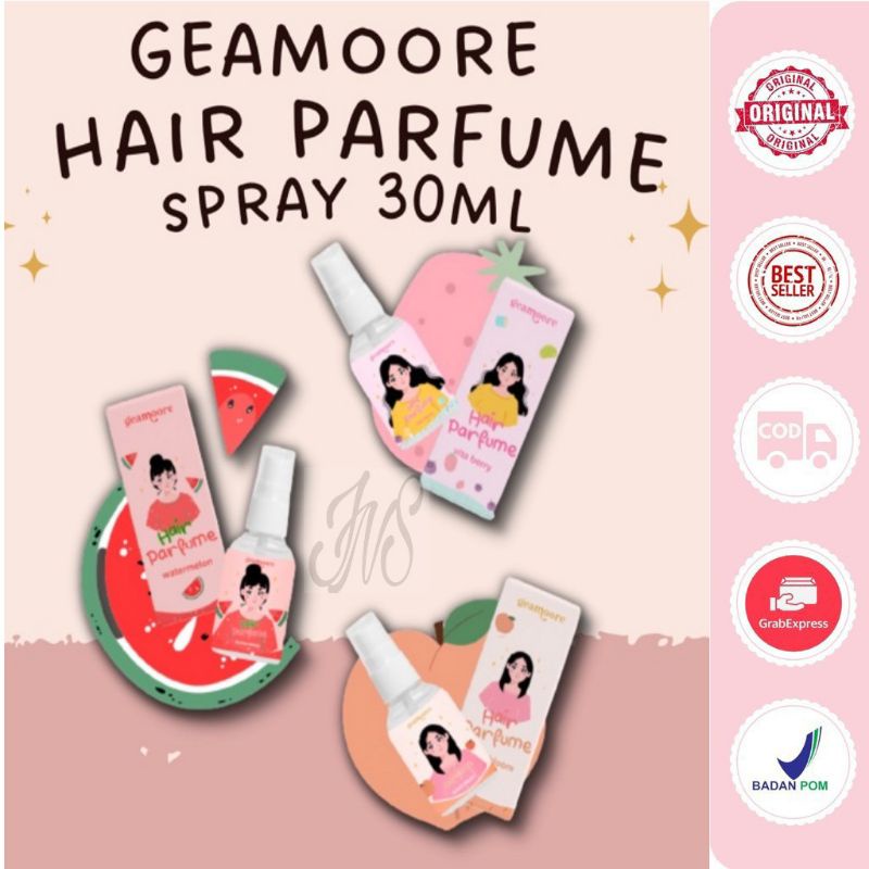 Jual ( Reddy stock ) Hair mist parfum by geamoore ,bparfum rambut ( cod ) 30ml | Shopee Indonesia