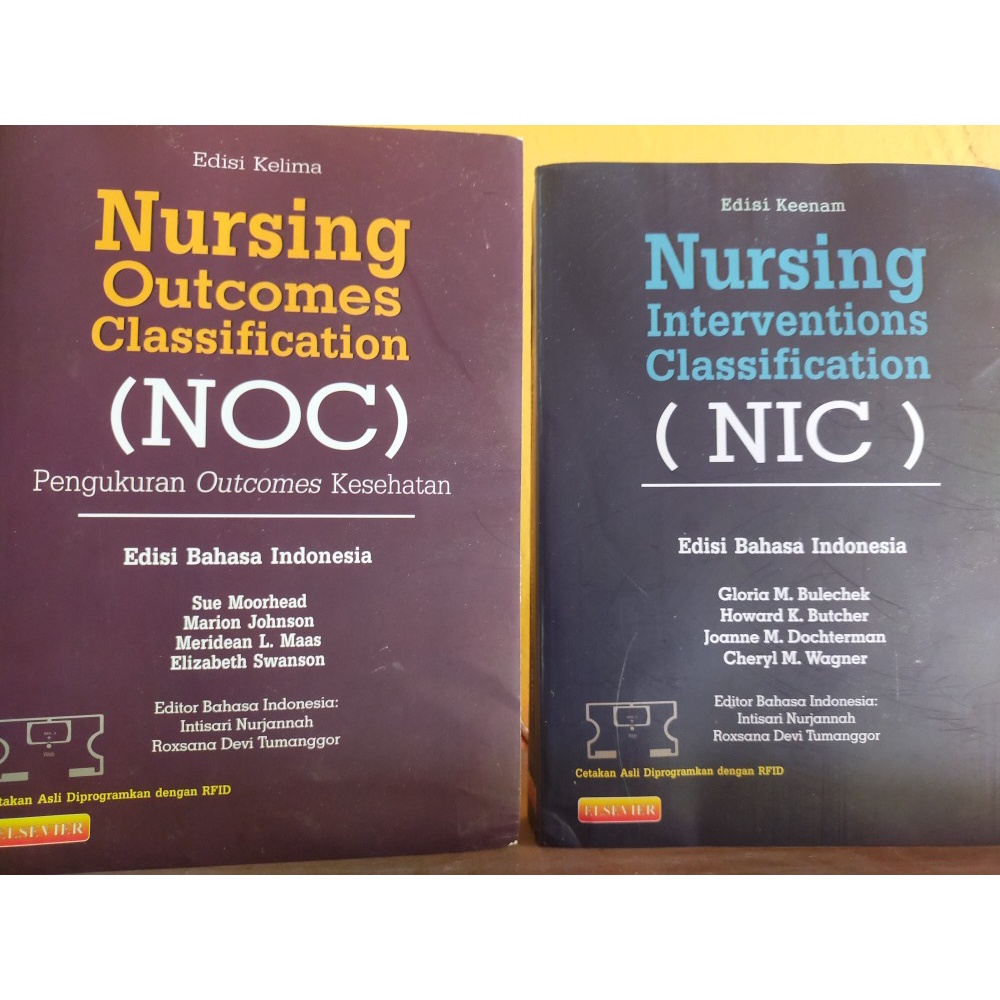 Jual KEPERAWATAN NIC NOC EDISI 5 DAN 6 SDKI SIKI SLKI PANDUAN STANDAR OPERASIONAL PROSESUR ...