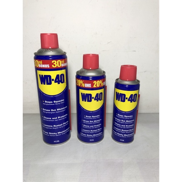 Jual wd 40 / pelumas anti karat / penghancur karat / pelumas multi ...