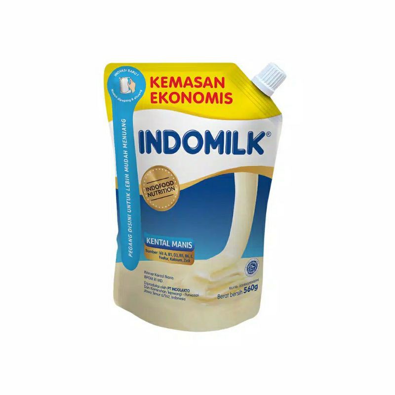 Jual Indomilk Kental Manis Putih Pouch 560 gr | Shopee Indonesia